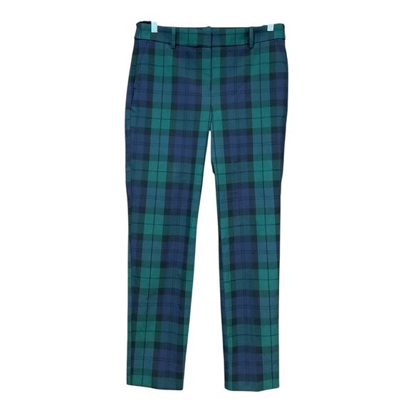 J. Crew | Pants & Jumpsuits | J Crew Pants Women Blue Green Ruby Full ...